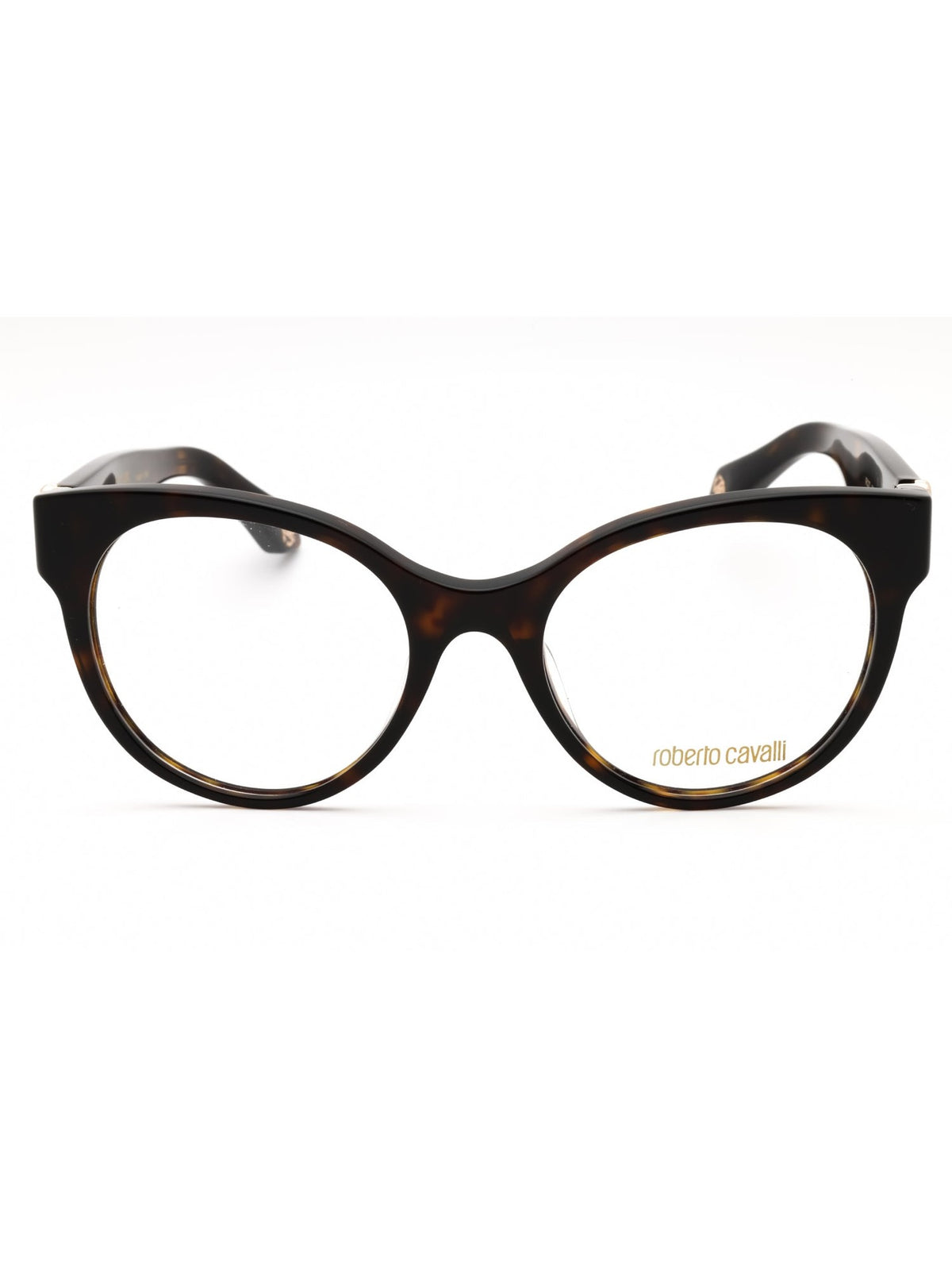 Roberto Cavalli VRC027M Eyeglasses Dark havana/clear demo lens Women's ...